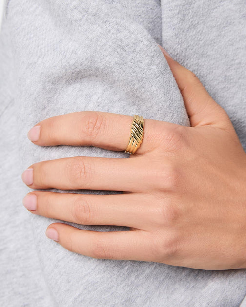Gold Band Ring - Lydia & Boston Proper