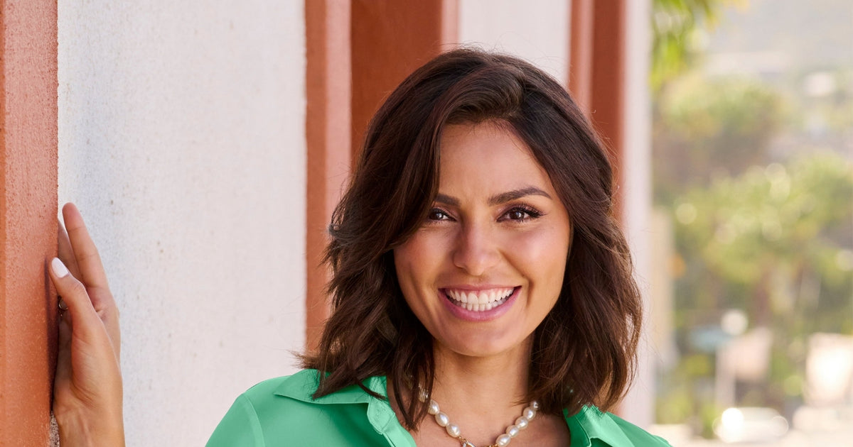 Sophia Button-Up Charmeuse Blouse - Mint Green & Boston Proper