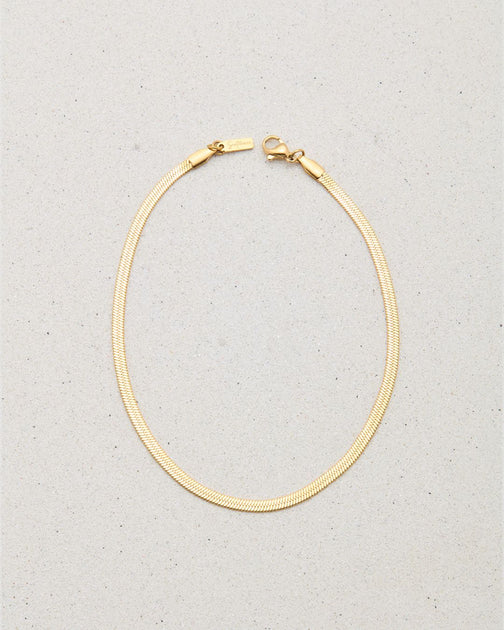 Edie Anklet Gold & Boston Proper