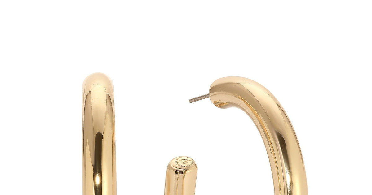 Large Thick Classic Hoops & Boston Proper