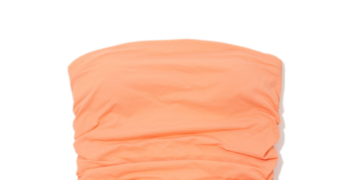 Bandeau One Piece Swimsuit Florence Orange & Boston Proper
