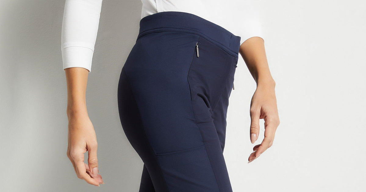 Ipant Hybrid Zip Front Slim Fit Pant & Boston Proper