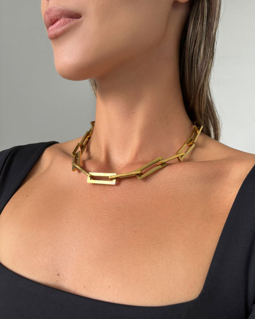 TERRY NECKLACE GOLD & Boston Proper