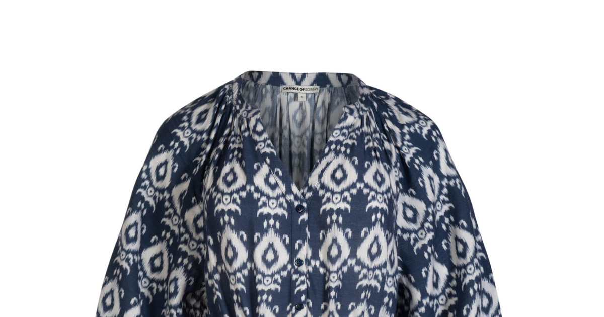 Sam Dress In Tivara Ikat & Boston Proper