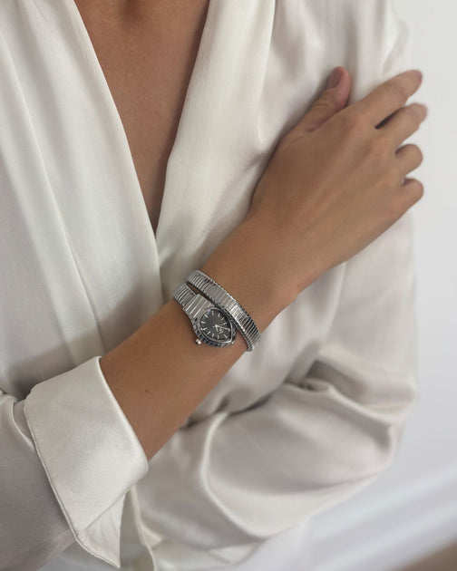 WRAP WATCH SILVER & Boston Proper